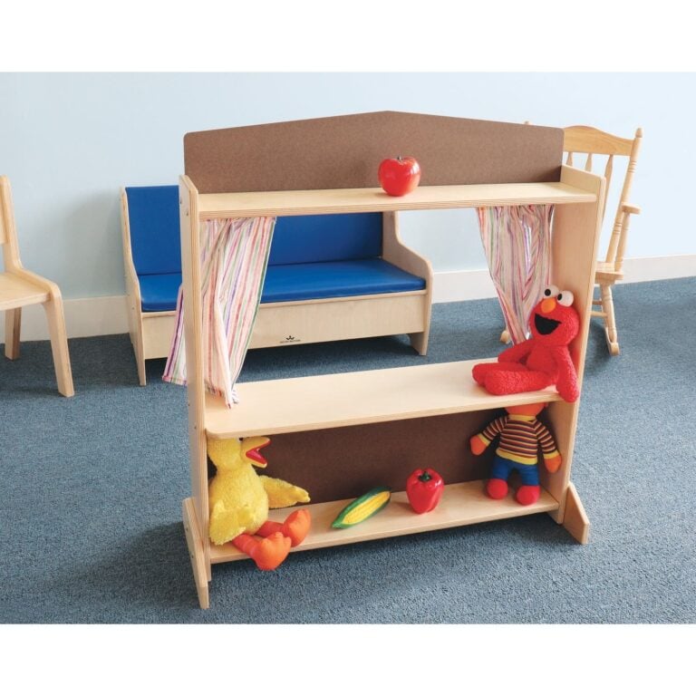 Whitney Brothers Deluxe Puppet Theater with Markerboard – Dramatic Play ...